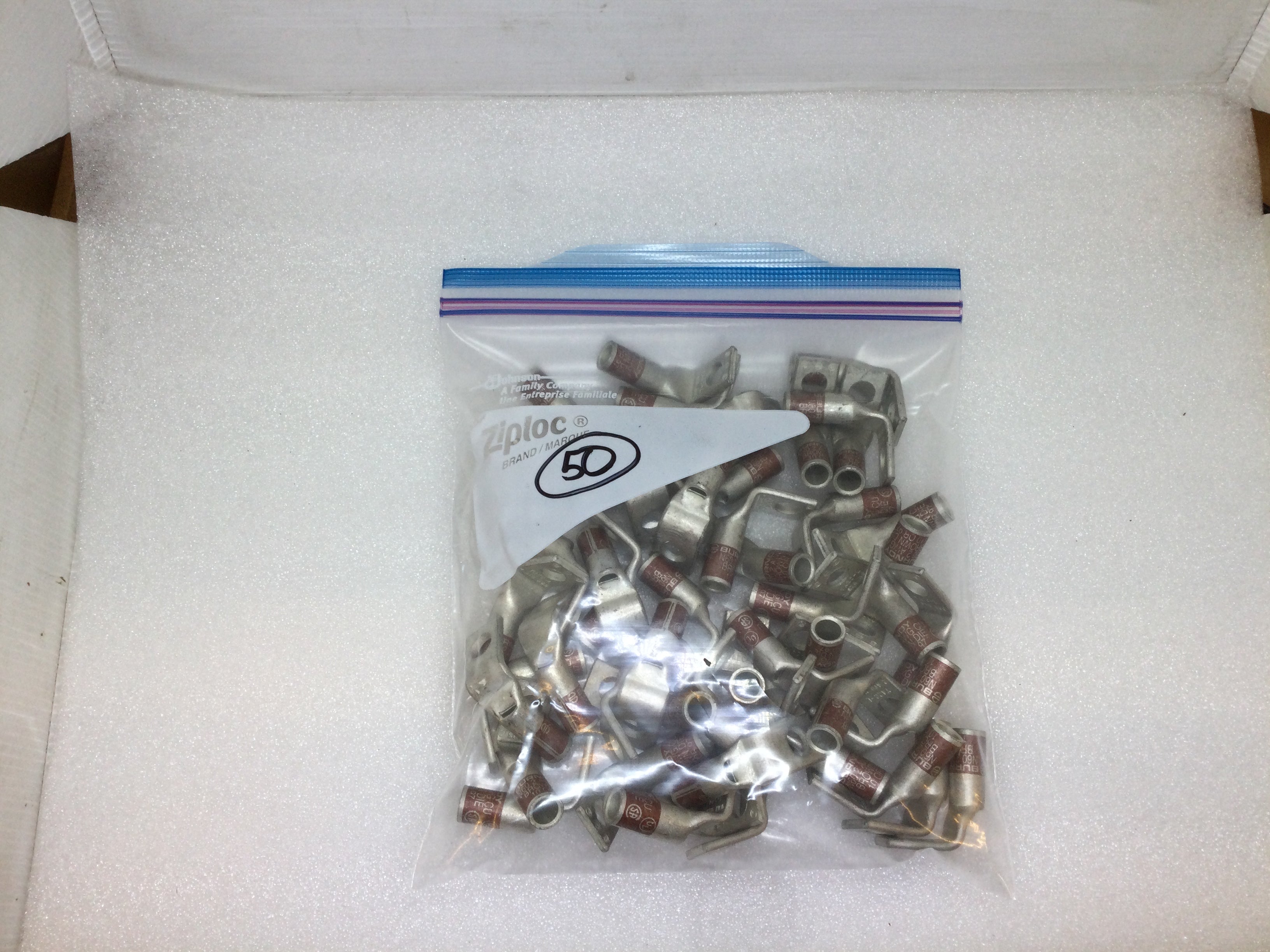 Burndy YA2C-L290 N60 2 AWG 10 Or 97 Brown Die 90 Degree Crimp Connecto