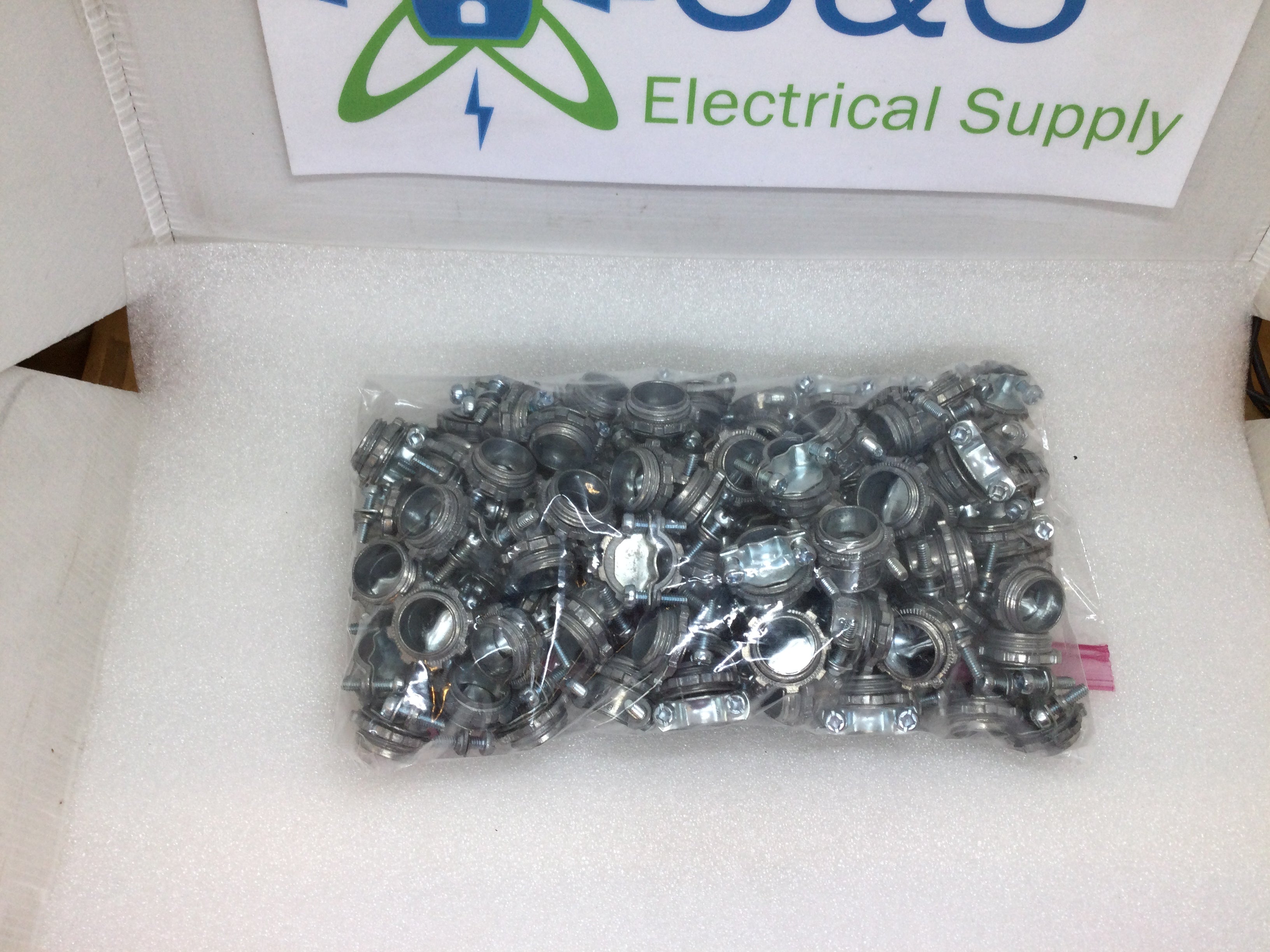 Halex 05103B Non-Metallic Clamp Connector 1/2" For Dry Locations NM Ca