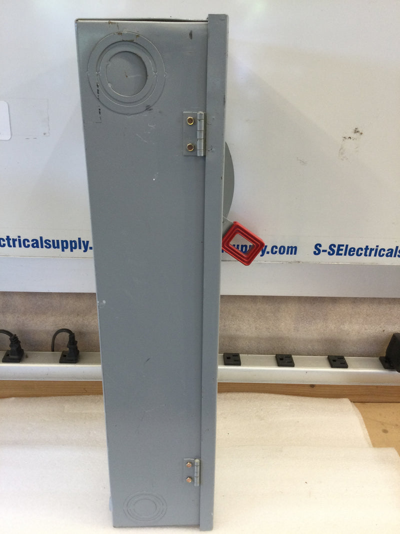 General Electric TH3363 3Ph Fusible 100A 600VAC Safety Switch/Disconne