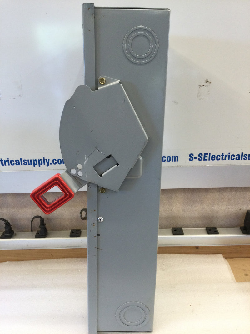 General Electric TH3363 3Ph Fusible 100A 600VAC Safety Switch/Disconne