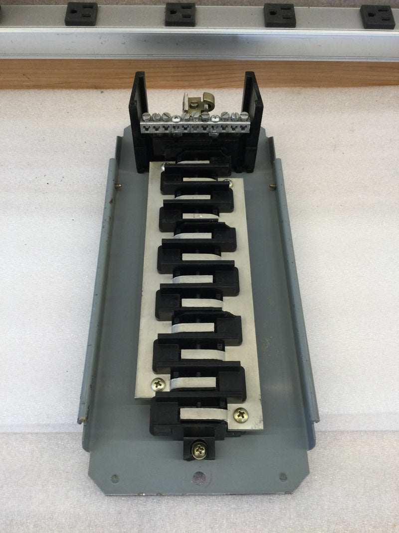 Square D QON Panel Guts 8/16 Space 100A 120/240V Sub Feed Interior "Re