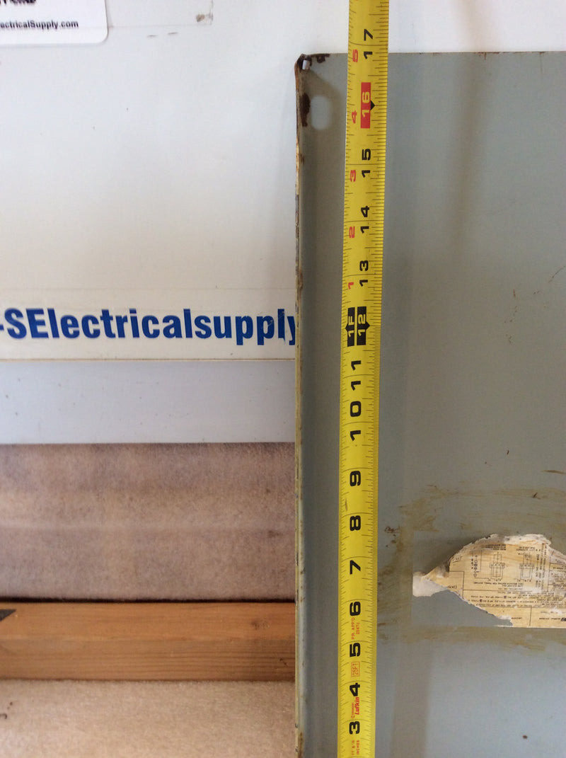 Electric Service Front Panel Arrow-Hart Murray Neam-3r Cover Only