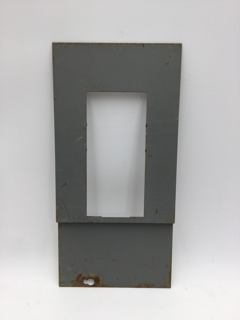 FPE/ Federal Noark 100 Amp Fuse Pull Out Dead Front 13 1/8" x 6 1/4"