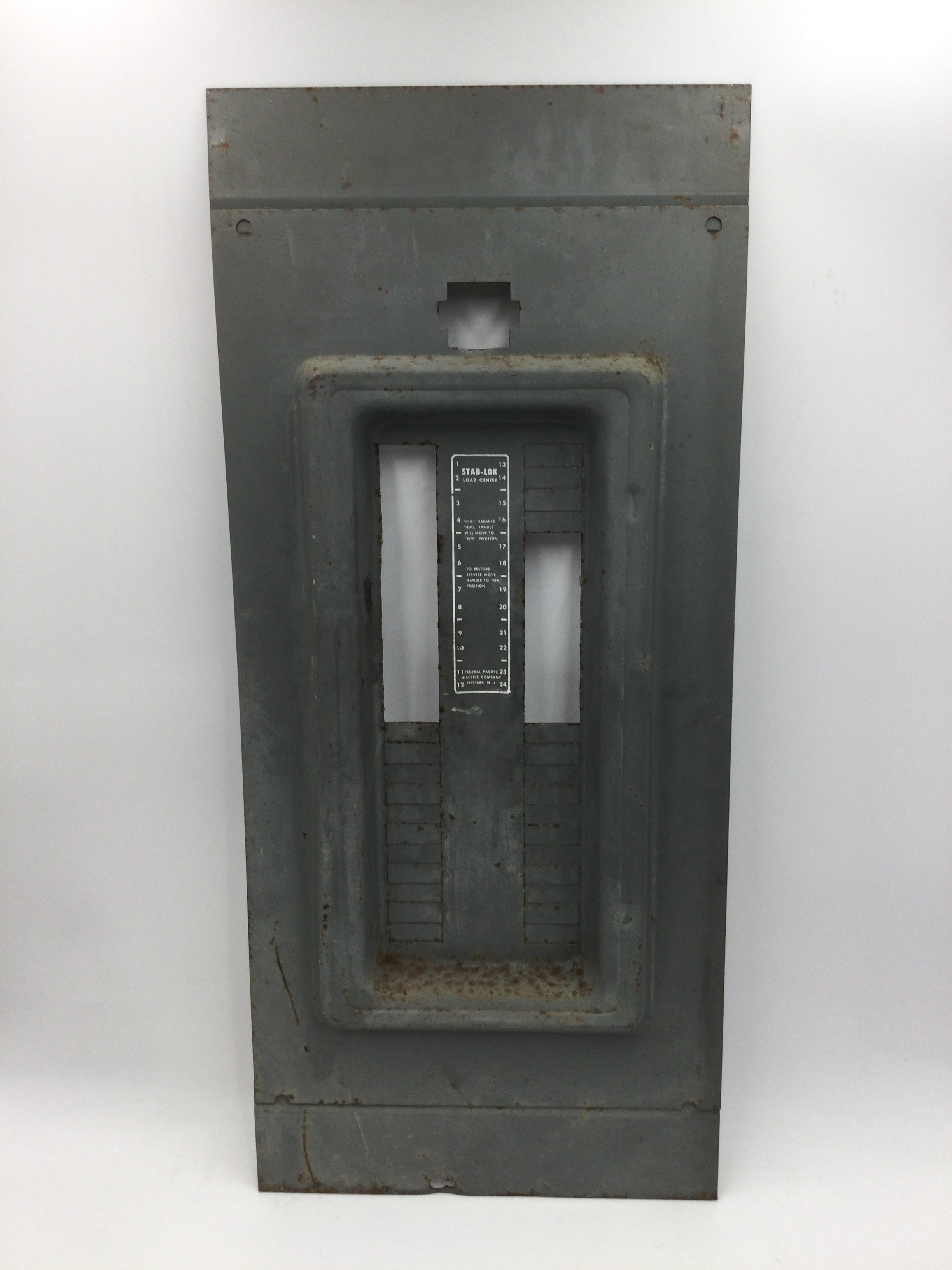 FPE Federal Pacific Breaker Panel Cover 12-24 Spaces for Type NC/NA Br
