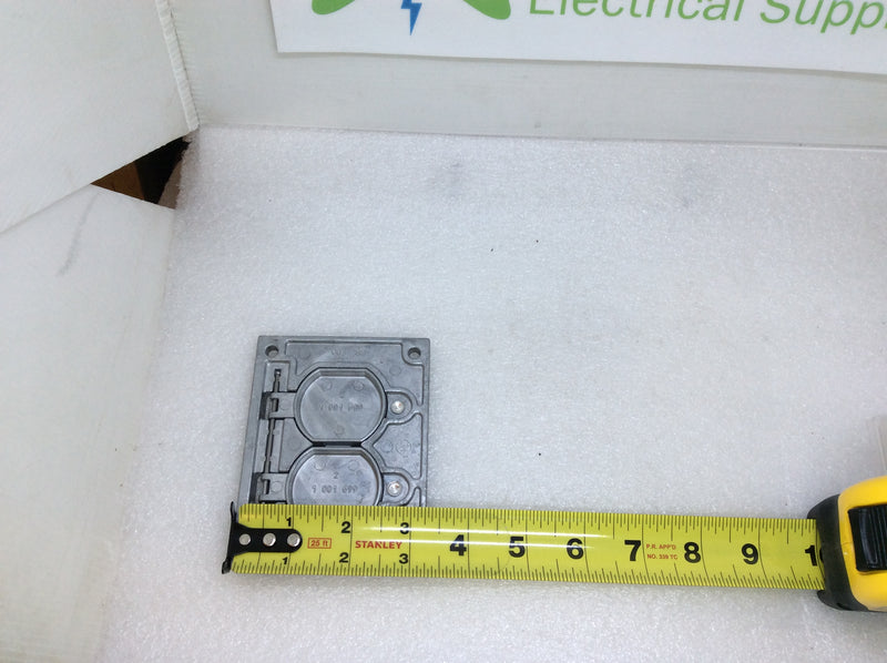 Walker 828R-TCAL Locking Aluminum Duplex Receptacle Cover (New Open Bo