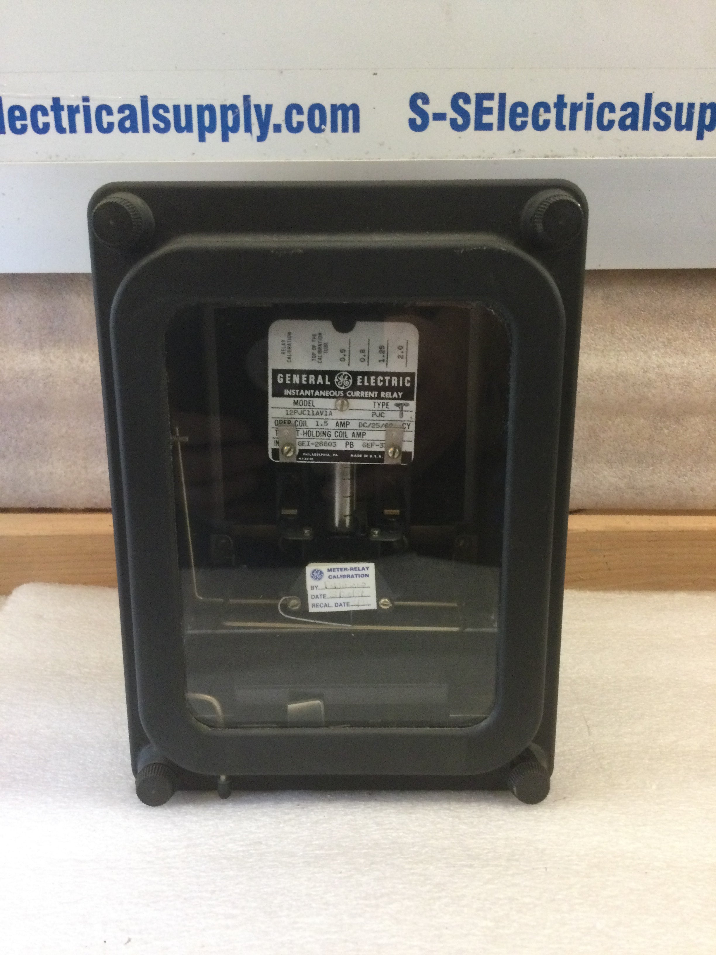 General Electric 12PJC11AV1A Instantaneous Current Relay 1.5A