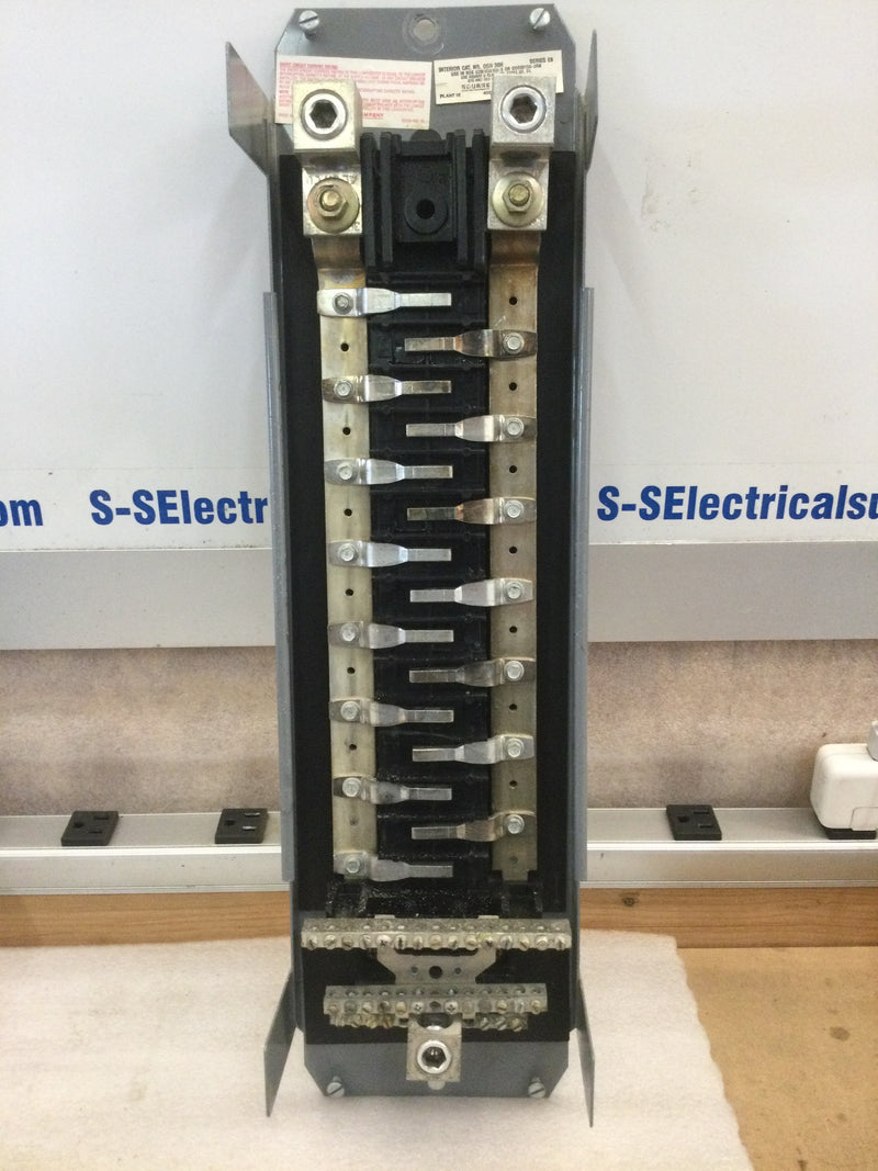 Square D QON30H 200A Single Phase 120/240VAC MLO Type QO Guts Only 6"