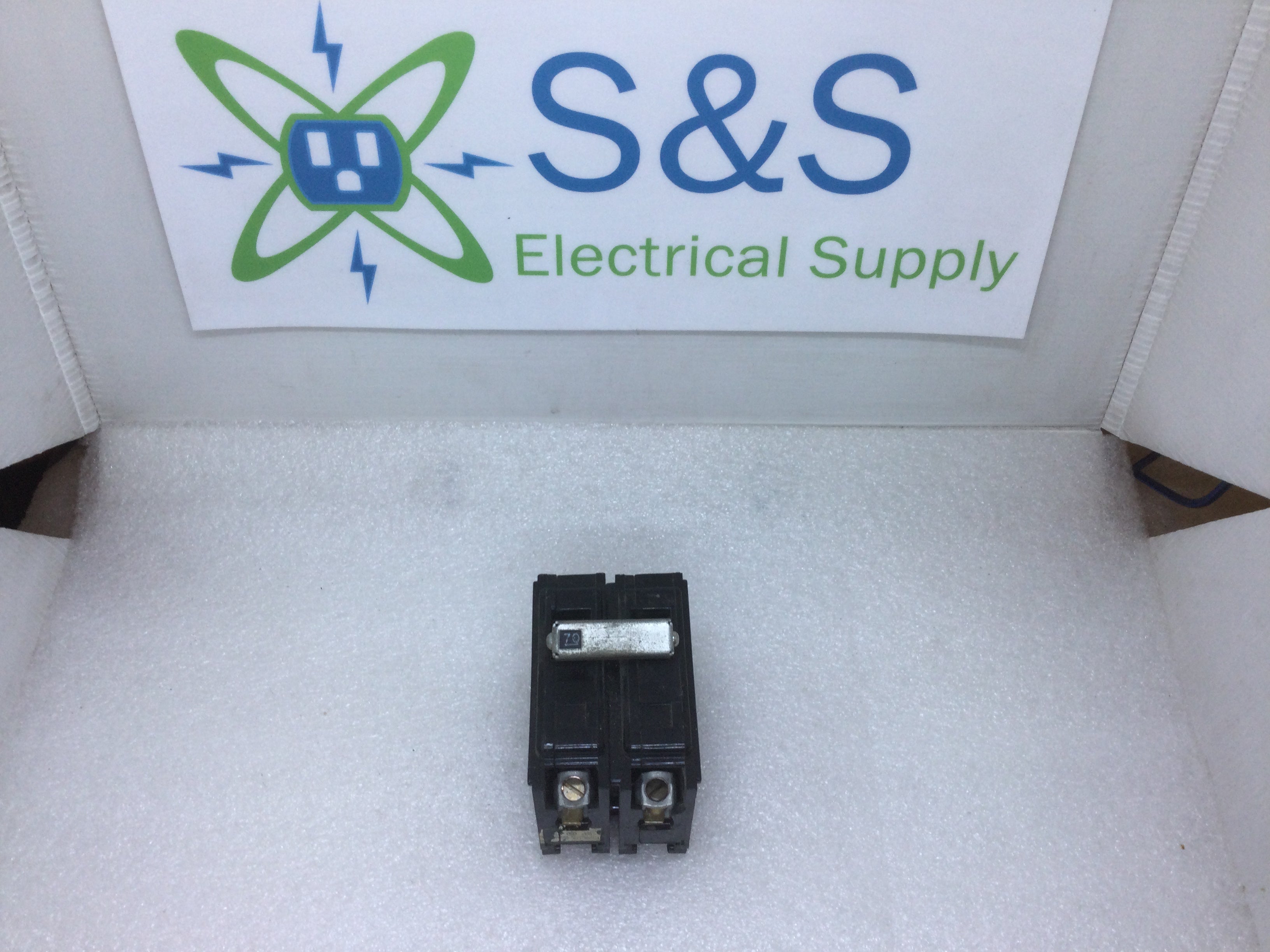 Frank Adams 2 Pole 70 Amp 120/240VAC Type FA Quicklag Circuit Breaker