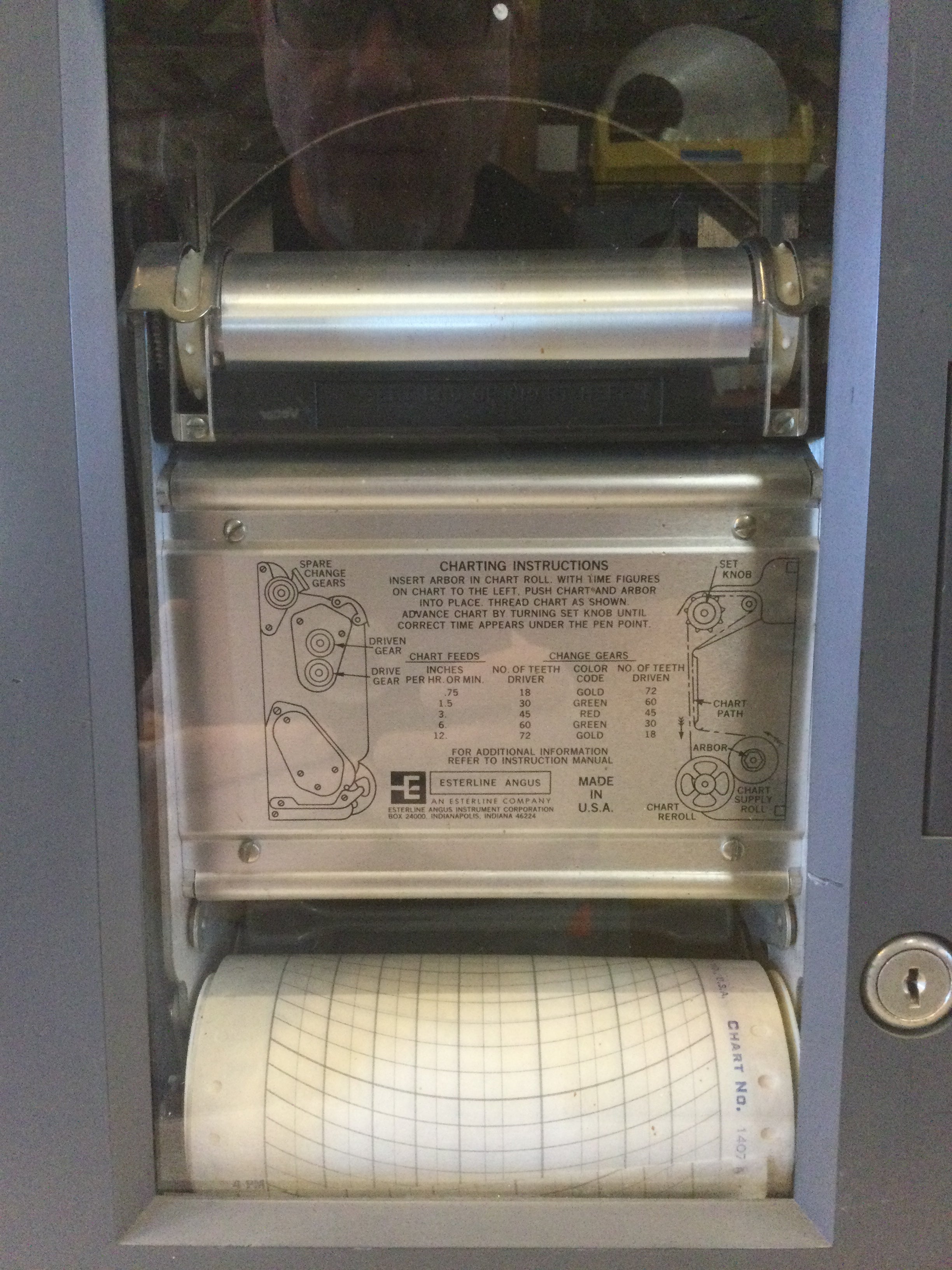 Esterline Angus 86300006 120V 60Hz Chart Drive Model A