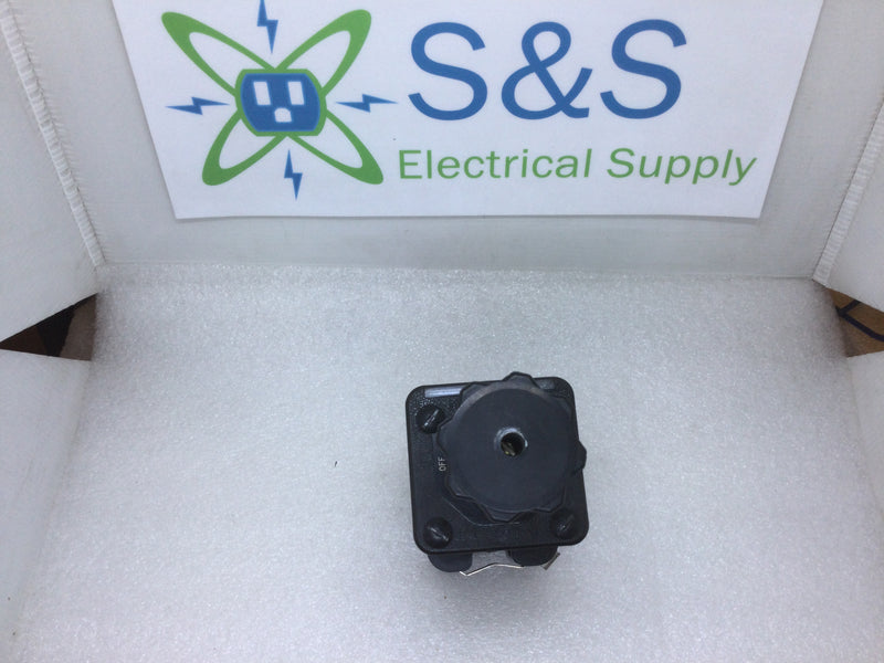 General Electric 10AA003 Type SBM Switch 3 Position Rotary Control Swi