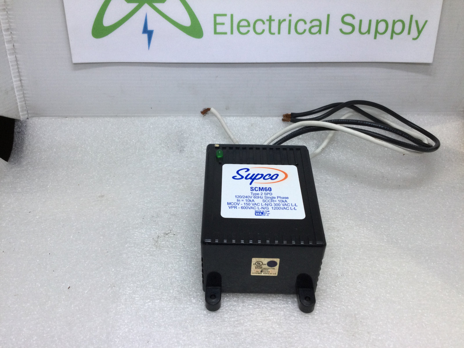 Supco SCM60 Surge Protector 120/240V 60Hz Single Phase Type 2 SPD