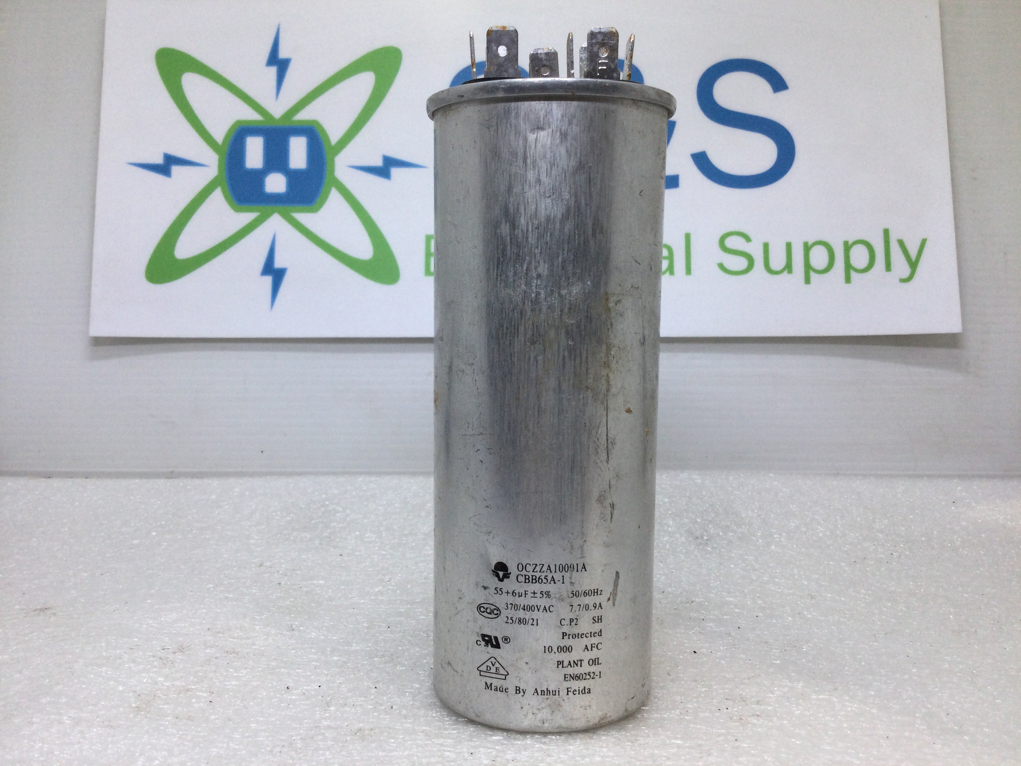 CBB65A-1 55+6 uF+/-5% 370/400VAC 50/60Hz Capacitor