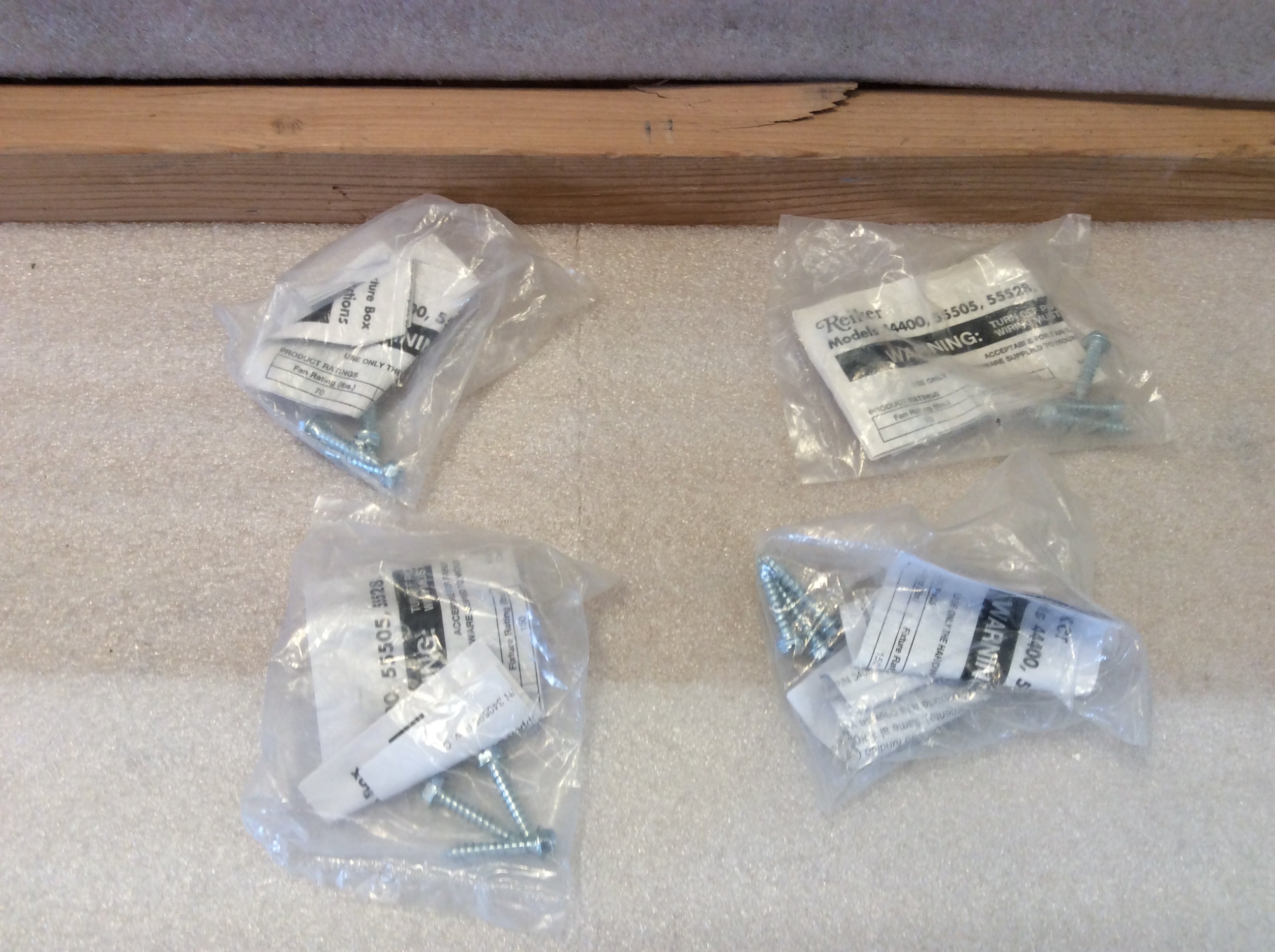 Reiker Device/Fan Box Mounting Hardware