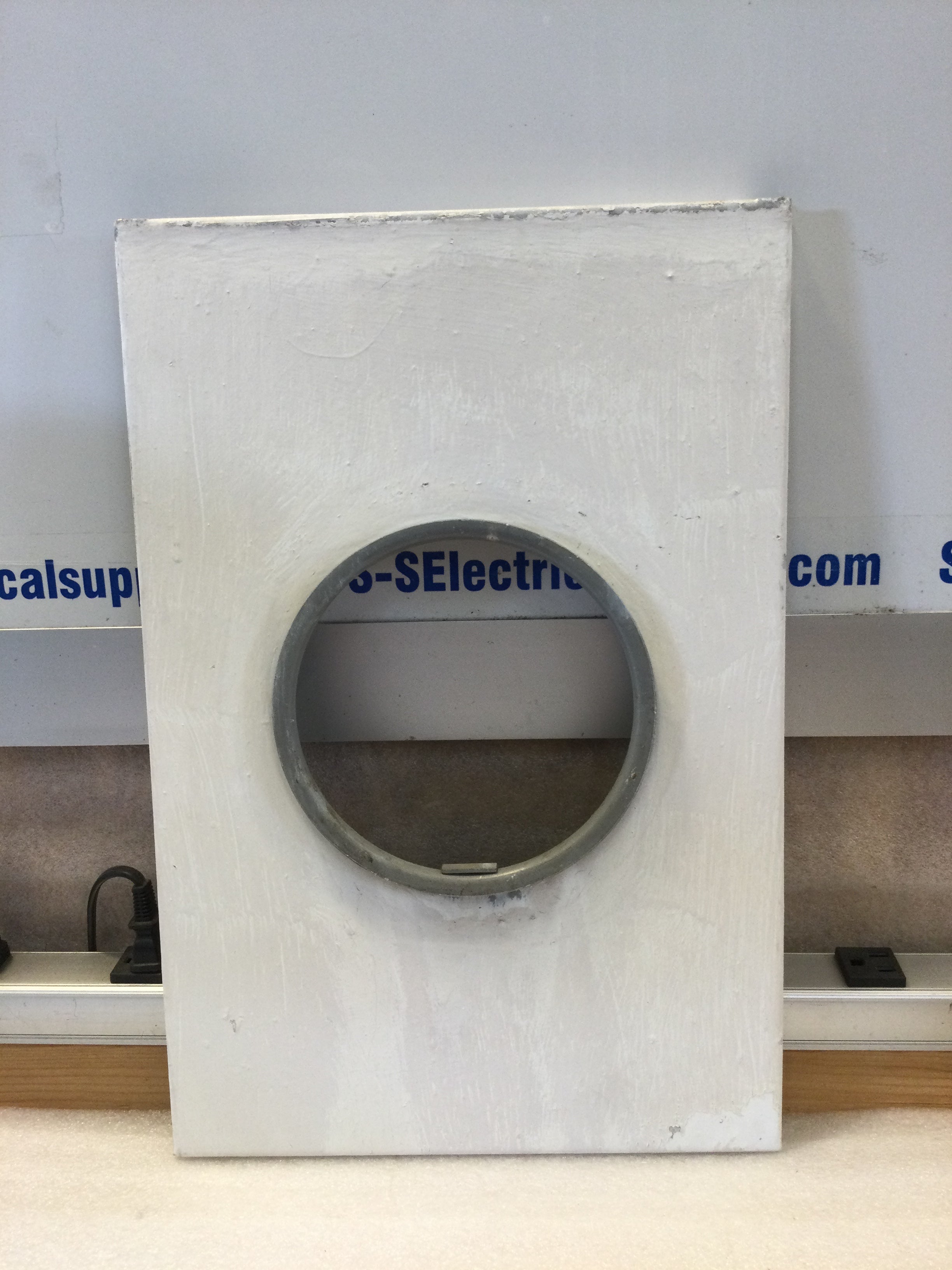 FPU/Anchor Aluminum Ring Type w/Bracket on Back Meter Cover 17" x 11 3