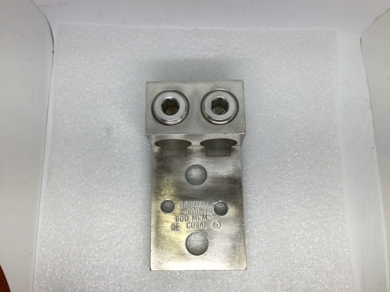 Brumall 2-600 L2 600MCM-2 CU9AL Lug