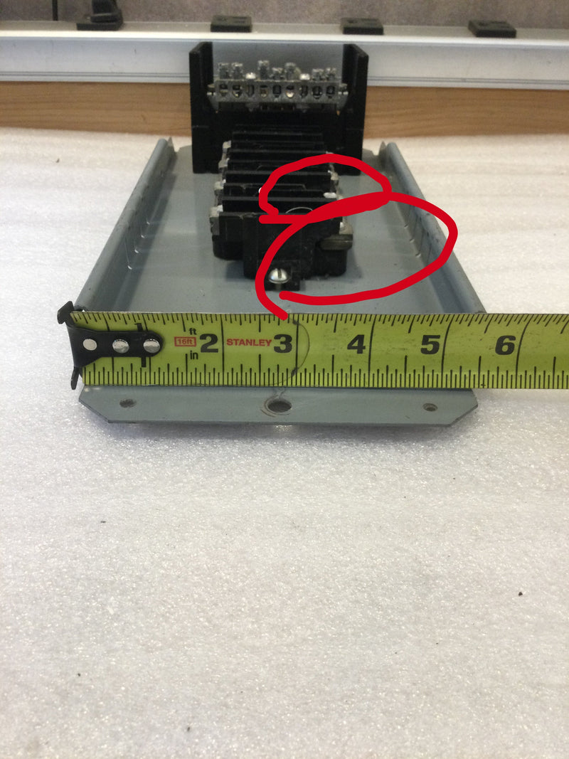 Square D QON Panel Guts 8/16 Space 100A 120/240V Sub Feed Interior "Re