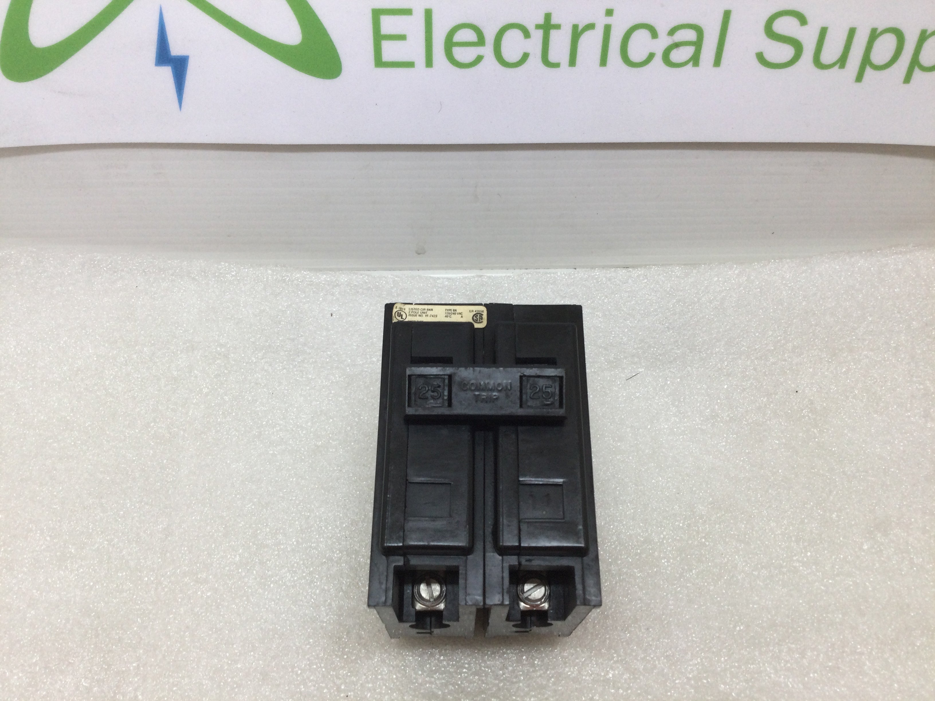 Westinghouse Bab2025 25 Amp 2 Pole 240v Type Ba Circuit Breaker