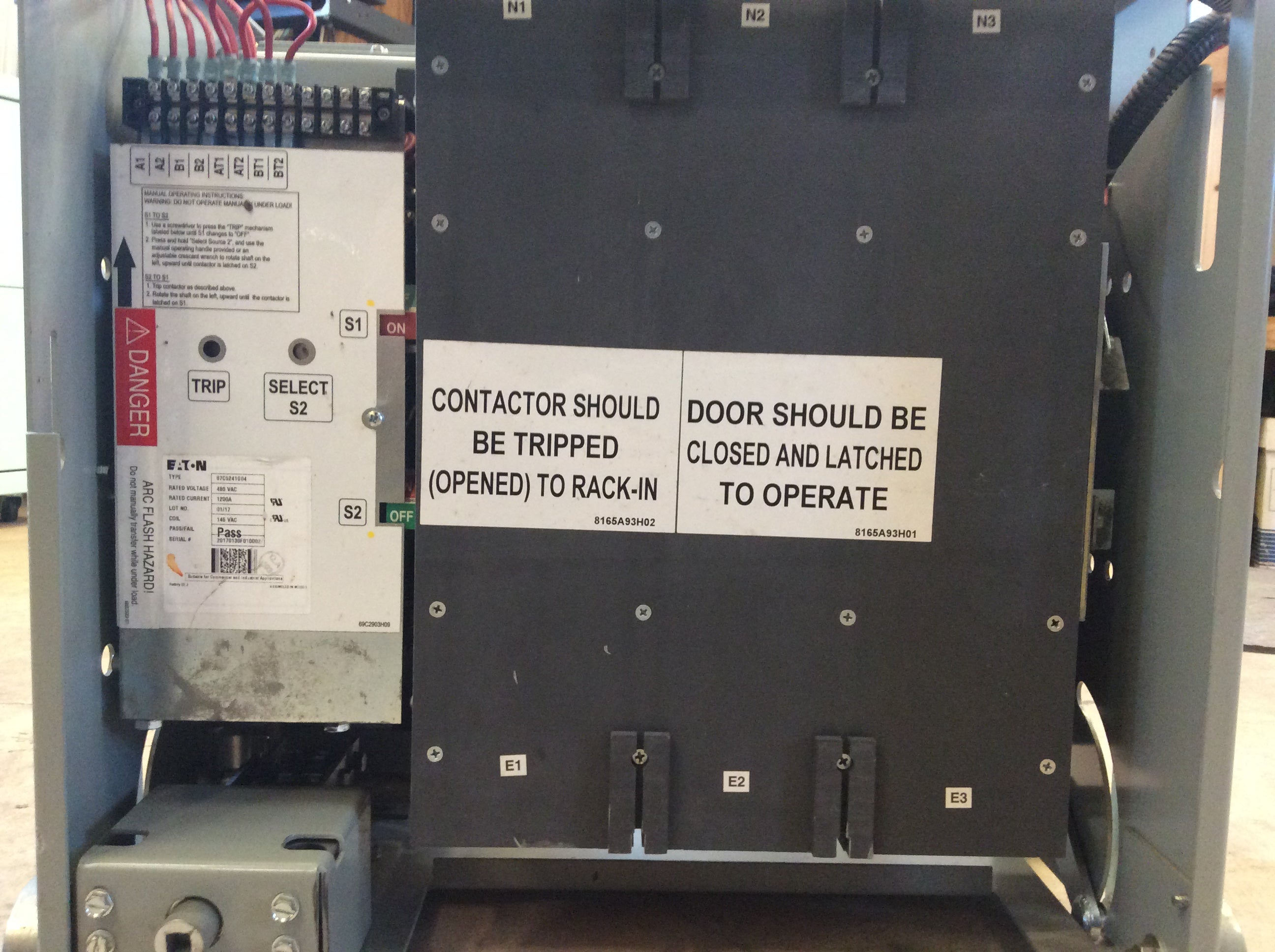 Eaton 67C5241G04 1200A (600 Vac Max) ATC-300/1200 Open/Closed Transiti