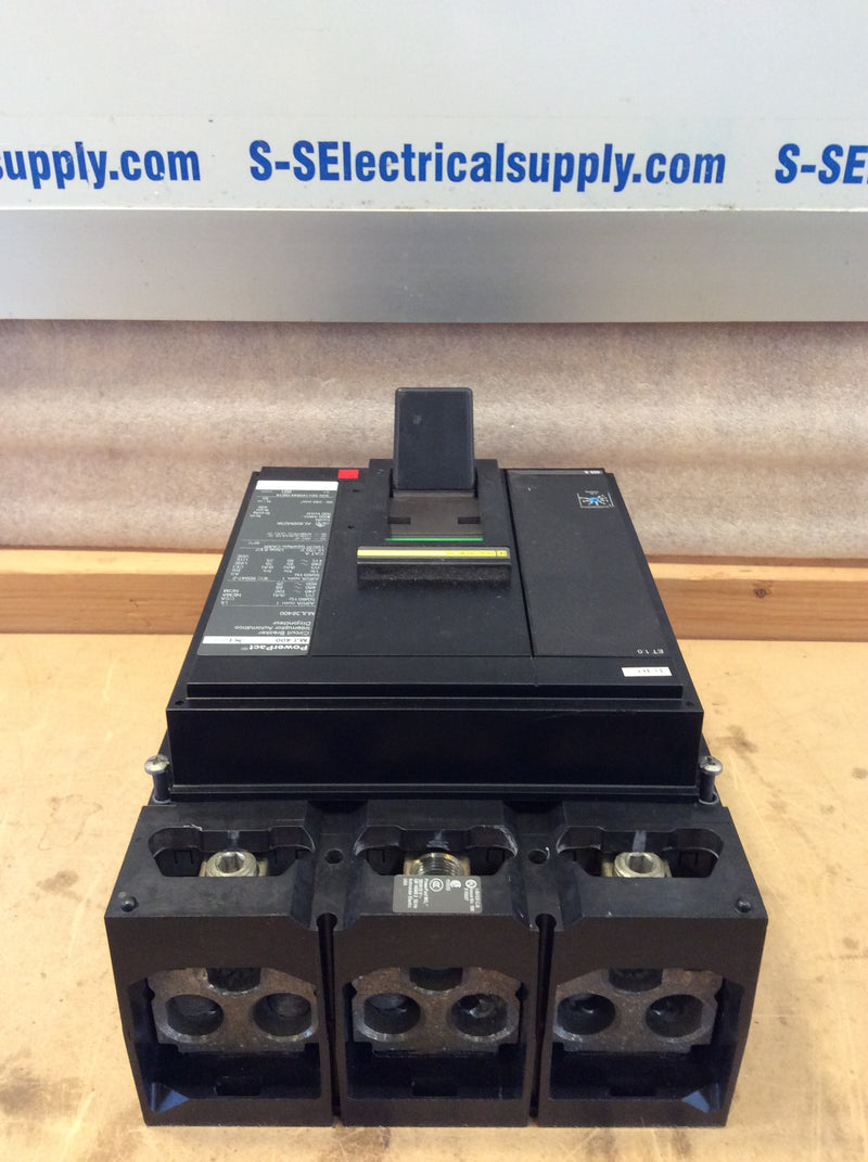 Square D MJL36400 3 Pole 400A 600VAC PowerPact Type MJL Circuit Breake