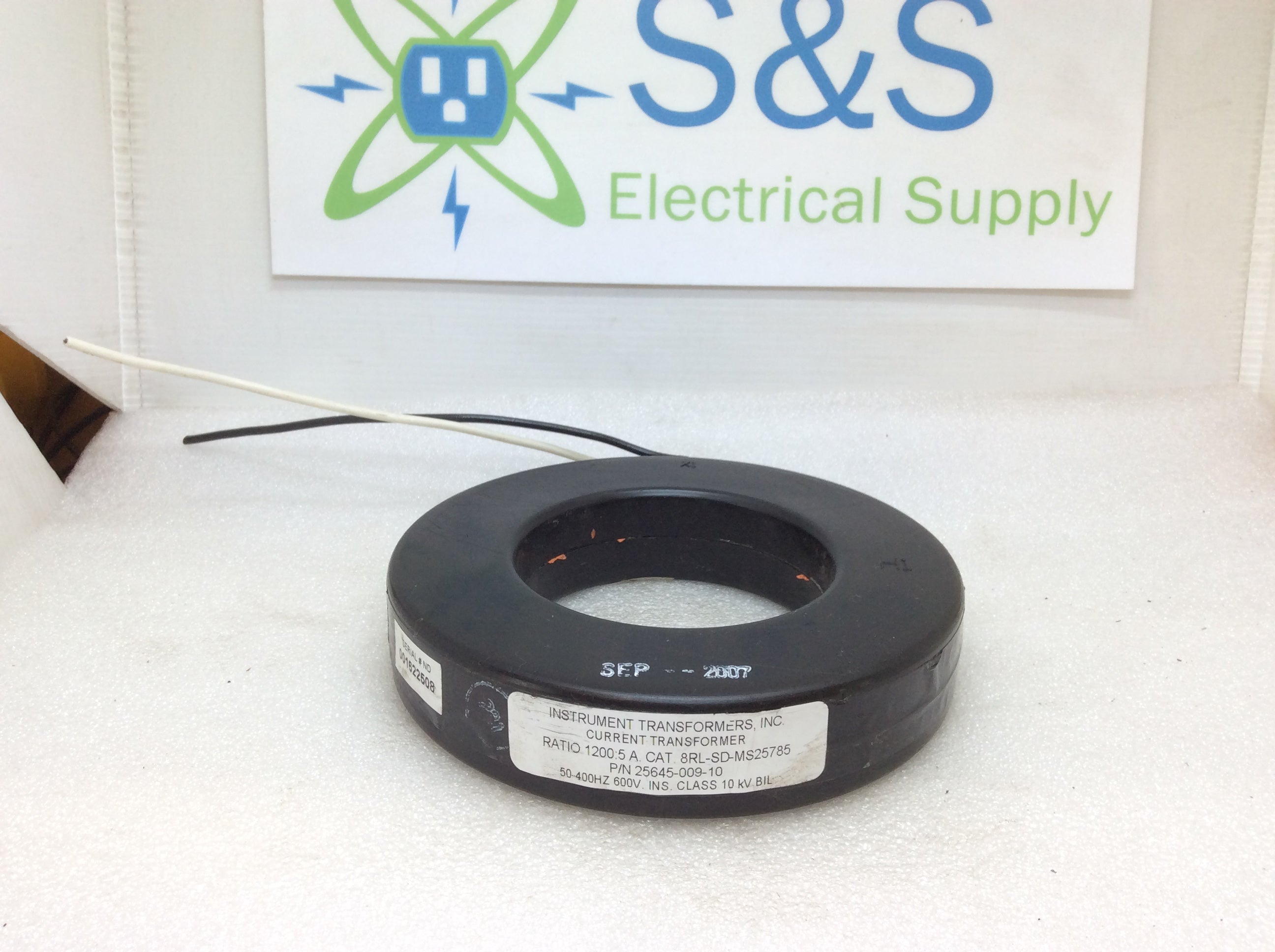 Instrument Transformers, Inc 25645-009-10 Current Transformer Ratio 12