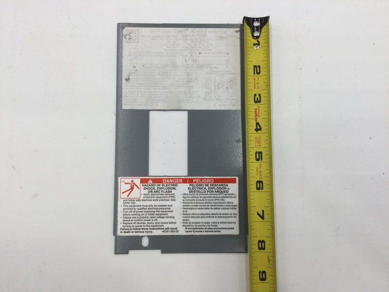 Square D QO2-4L70RB 70 Amp 120/240V Dead Front Only 8 1/8" x 4 5/8"