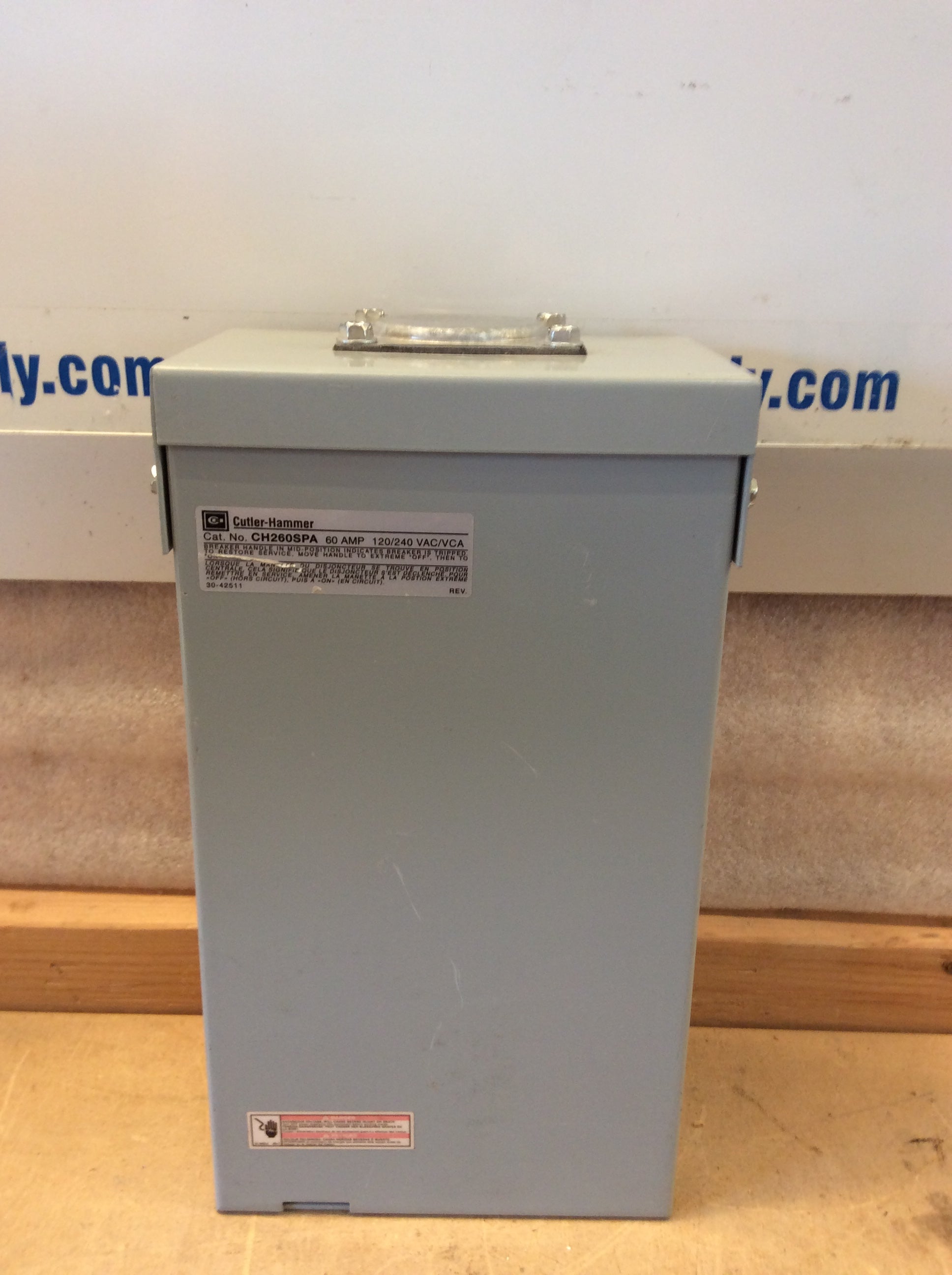 Cutler-Hammer CH260SPA Type 3R Enclosure Single Phase 3 Wire 60A 120/2