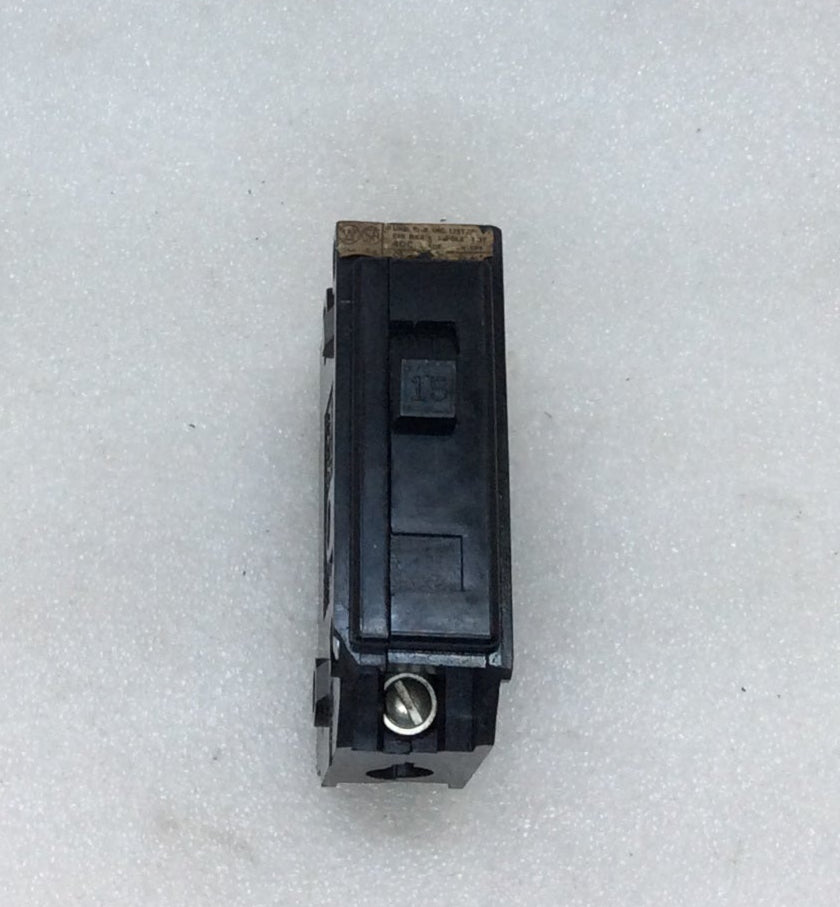 Westinghouse BAB1015 15 Amp 1 Pole 120/240V Bolt On Circuit Breaker