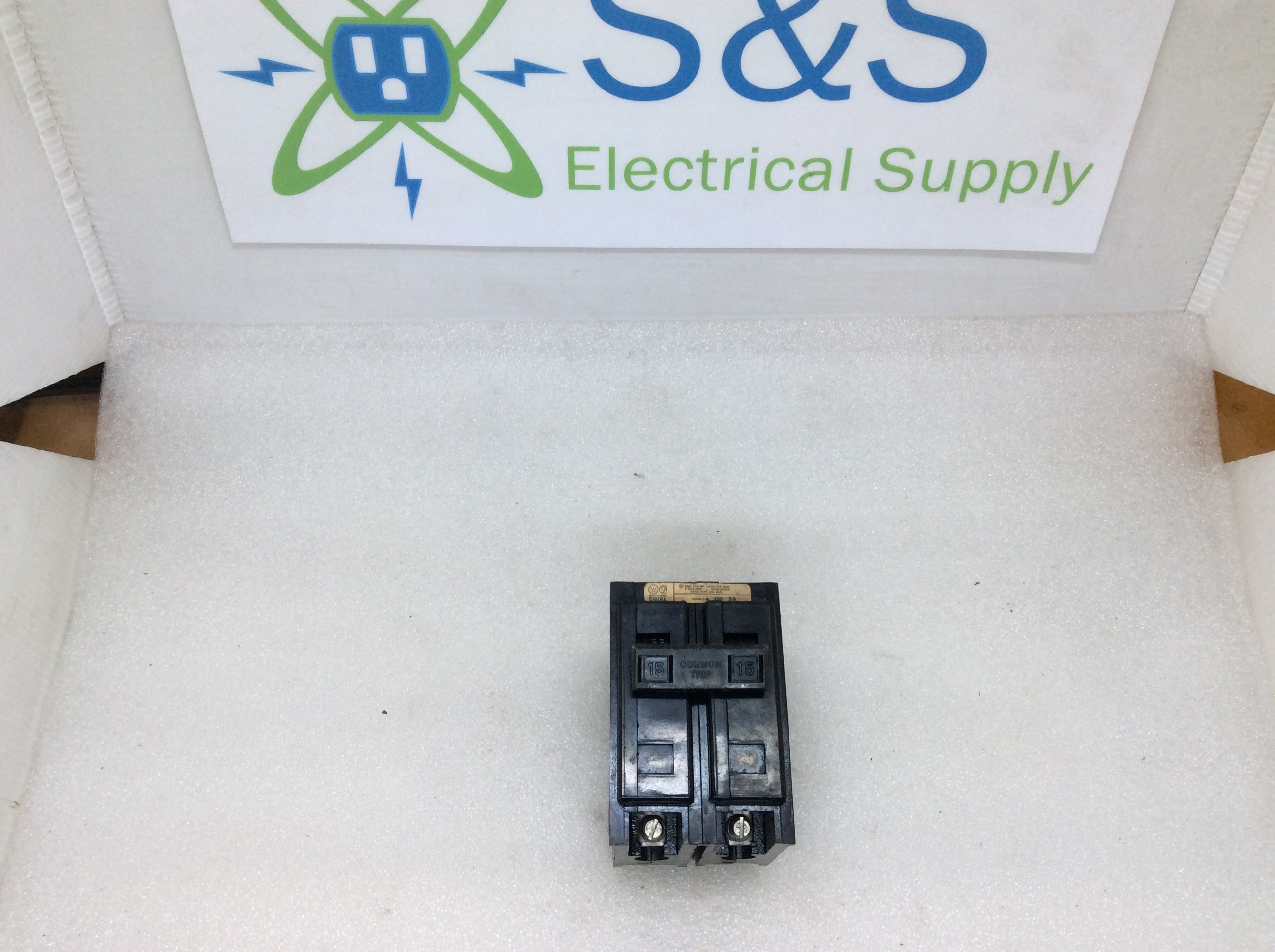 Westinghouse BA2015 2 Pole 15A 120/240VAC Type BA Bolt On Circuit Brea