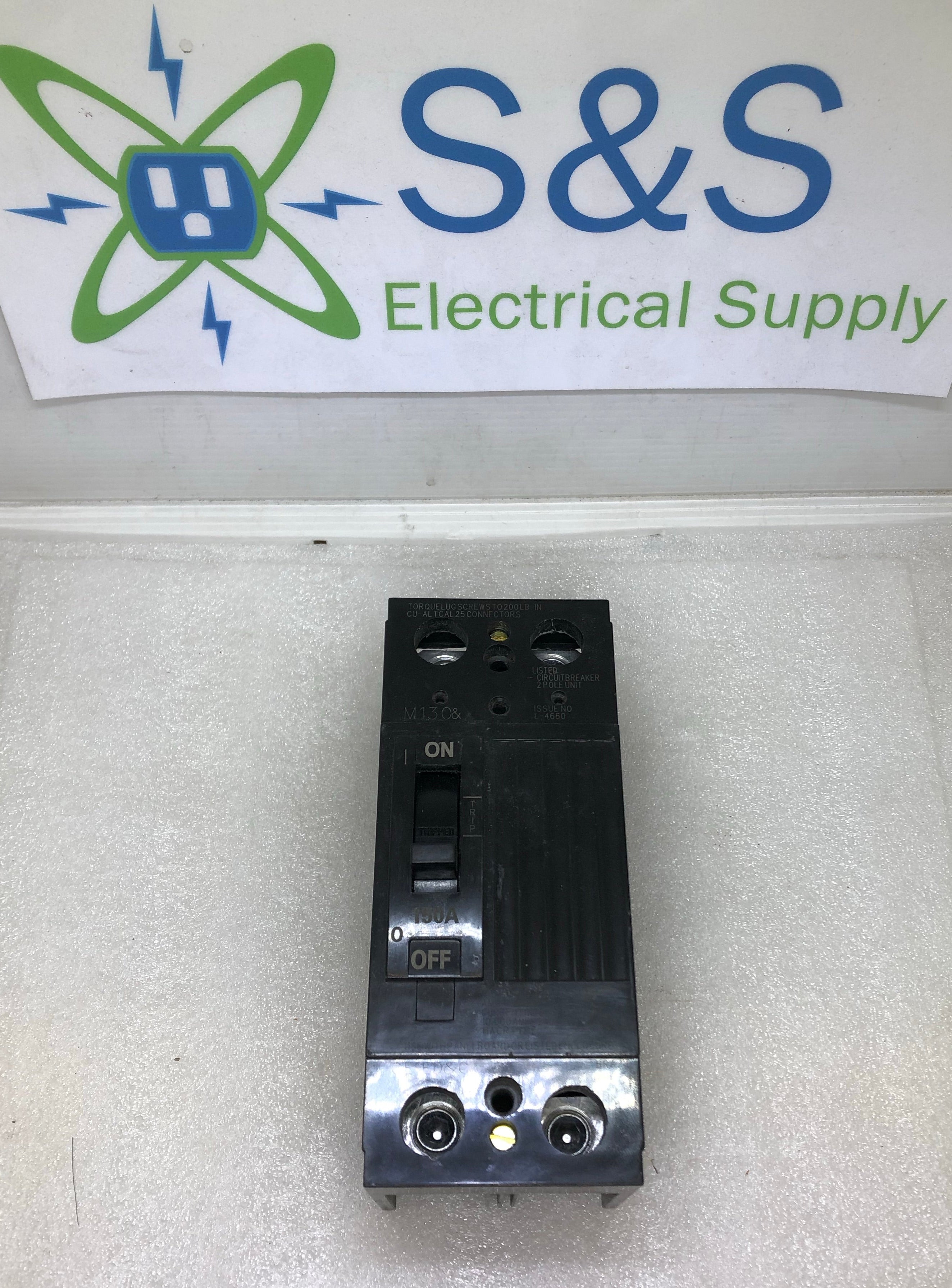 GE/General Electric TQD22150/WL 150 Amp 2 Pole 240V Circuit Breaker